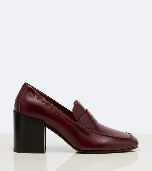 Dries Van Noten Leather Penny Loafers