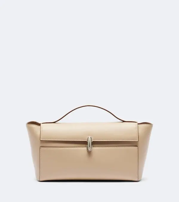 Savette Symmetry Trapeze Top-handle Bag - Beige