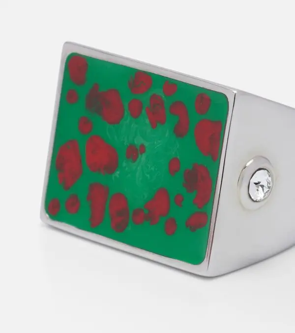 Dries Van Noten Enamel Signet Ring