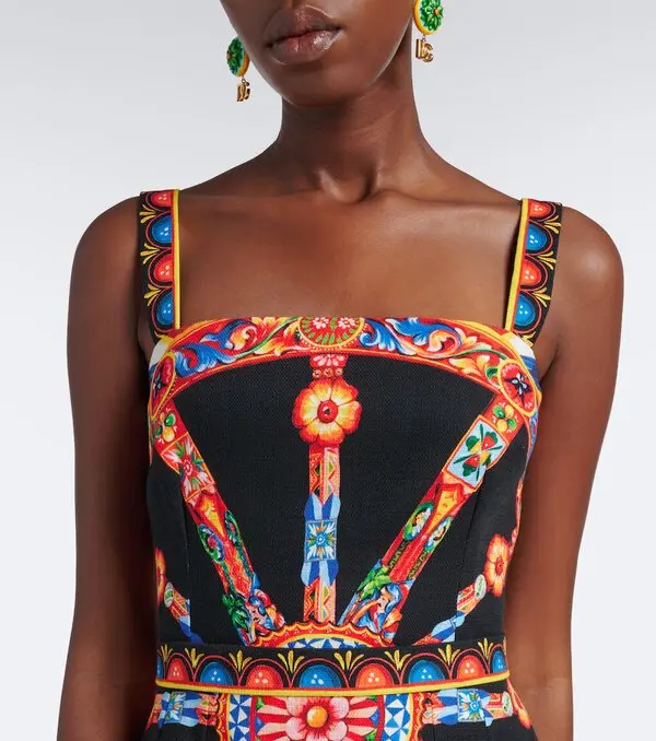 Dolce & Gabbana Carretto Print Mini Dress