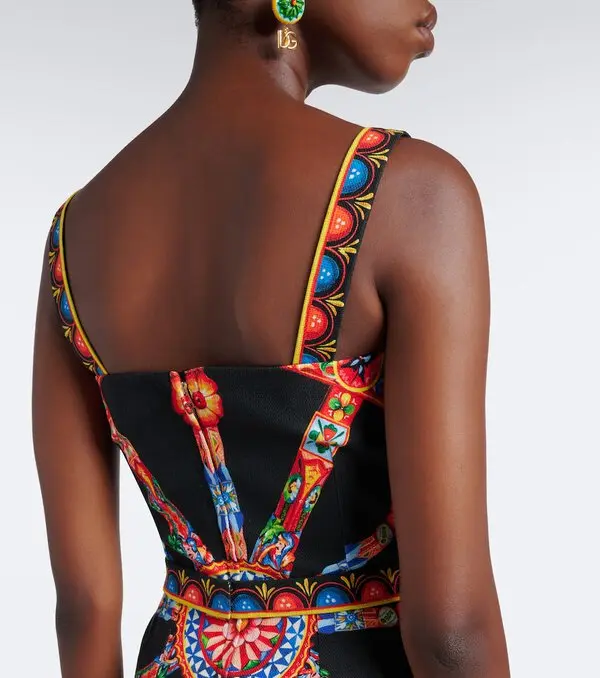 Dolce & Gabbana Carretto Print Mini Dress