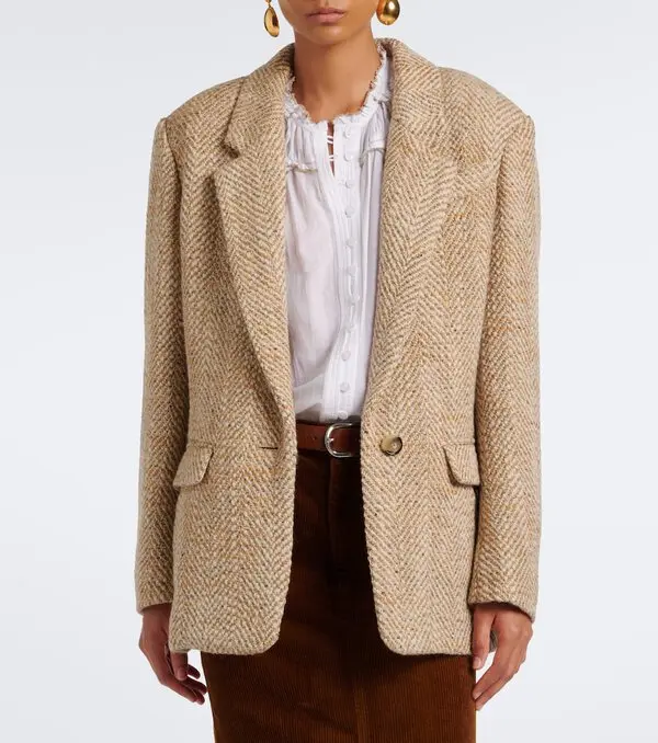 MARANT ETOILE Parly Herringbone Jacket