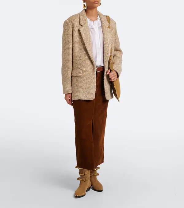 MARANT ETOILE Parly Herringbone Jacket