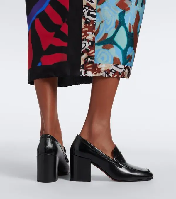 Dries Van Noten Leather Penny Loafers