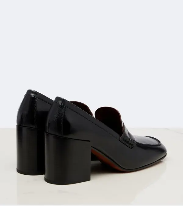 Dries Van Noten Leather Penny Loafers