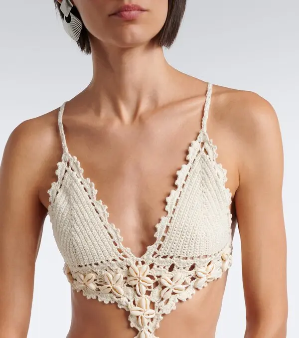 Retrofete Aisola Crochet Minidress