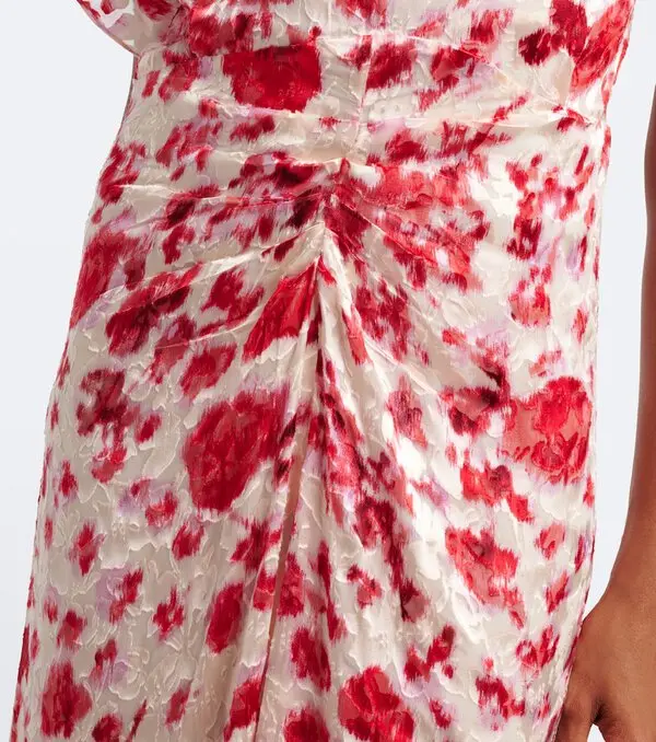 Isabel Marant Étoile Floral Devoré Georgette Midi Dress - Multicoloured