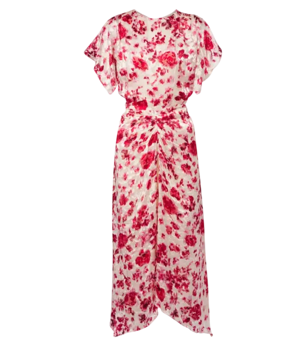 Isabel Marant Étoile Floral Devoré Georgette Midi Dress - Multicoloured