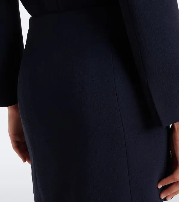 Valentino Garavani Virgin Wool Crêpe Miniskirt