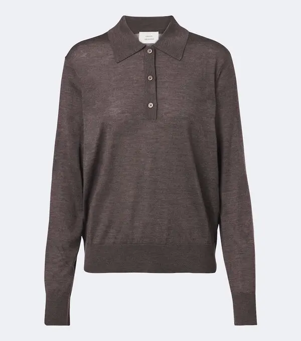 Loulou De Saison Cashmere Polo Sweater - Brown