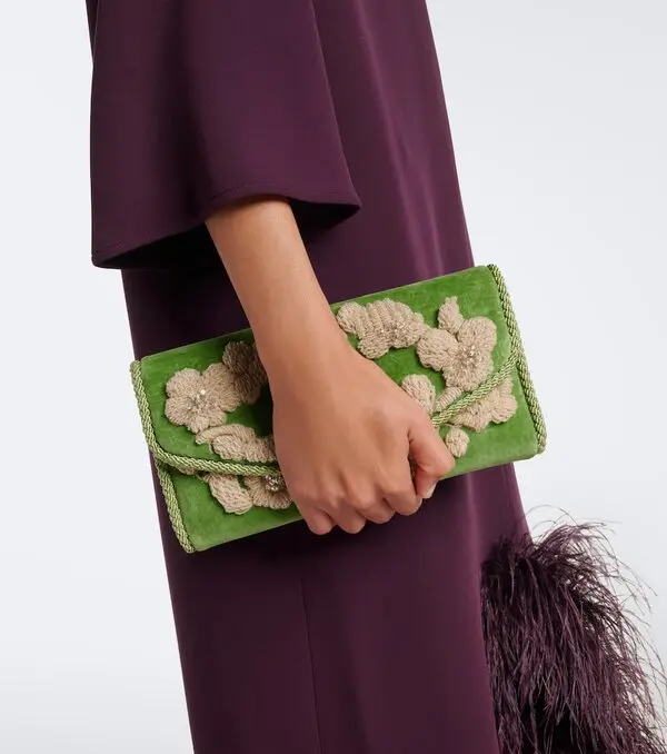 Valentino Garavani Cady Couture Feather-trimmed Gown
