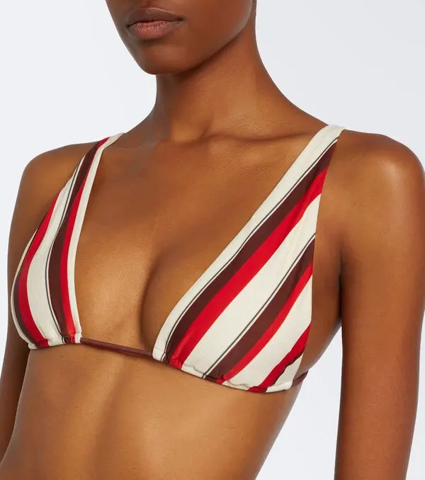 SIR. Alva Striped Bikini Top - Multicoloured