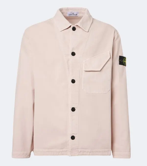 Stone Island Compass Denim Jacket - Pink