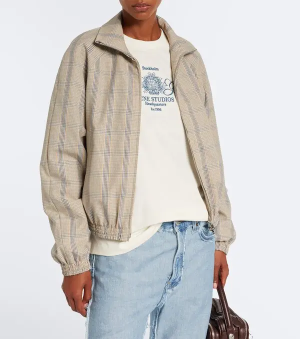 Acne Studios Layered Embroidered Cotton Jersey T-shirt - White