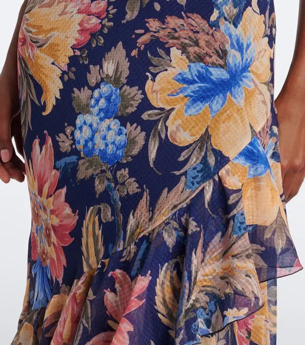Etro Floral Ruffled Gown