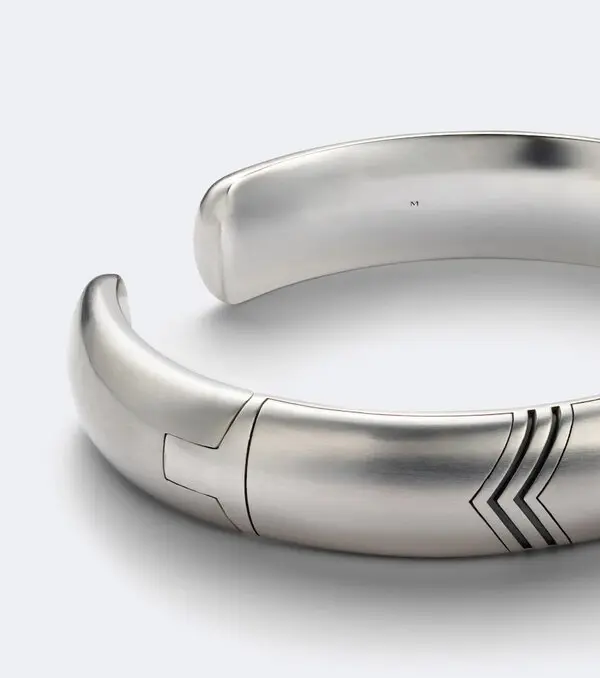 David Yurman Chevron Bold Sterling Cuff Bracelet