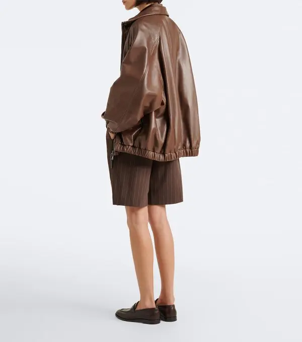 Ralph Lauren Striped Wool Shorts - Brown