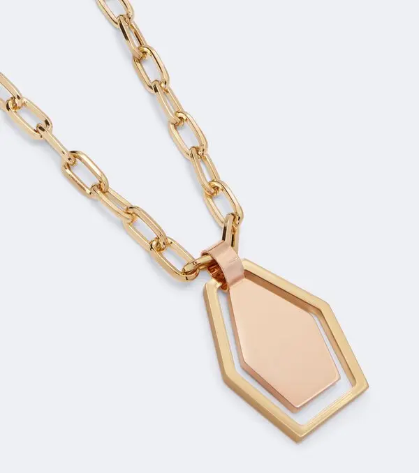 La DoubleJ Swinging Portal -plated Necklace