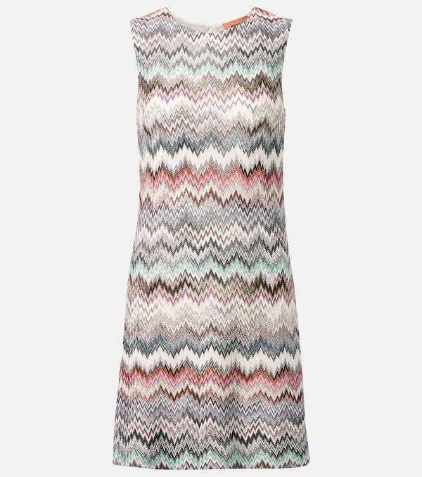 Missoni Zigzag Knit Mini Dress - Multicoloured