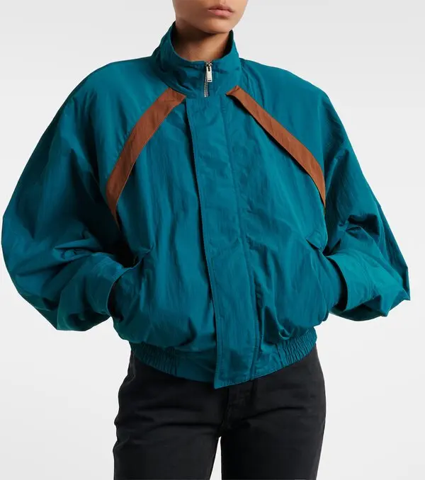 Saint Laurent Cassandre Faille Technical Jacket