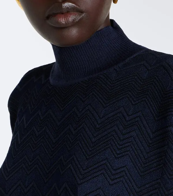 Missoni Zigzag High Neck Sweater