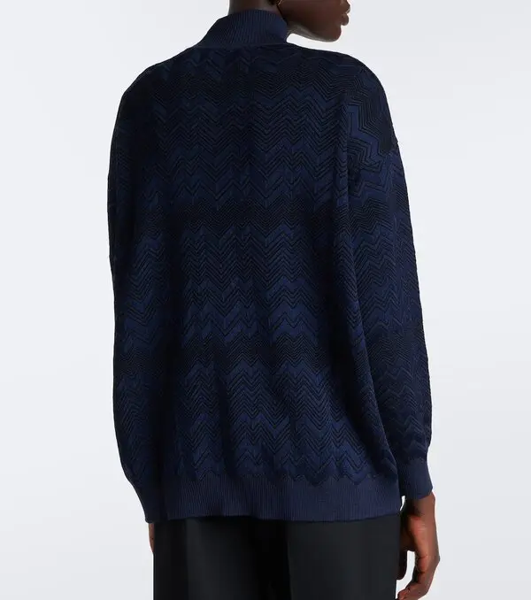 Missoni Zigzag High Neck Sweater