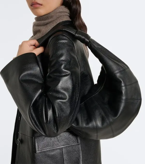 LEMAIRE Croissant Shoulder Bag - Black