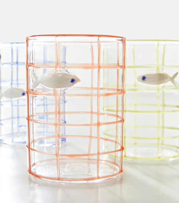 Jonathan Adler Amalfi Set Of 4 Glasses