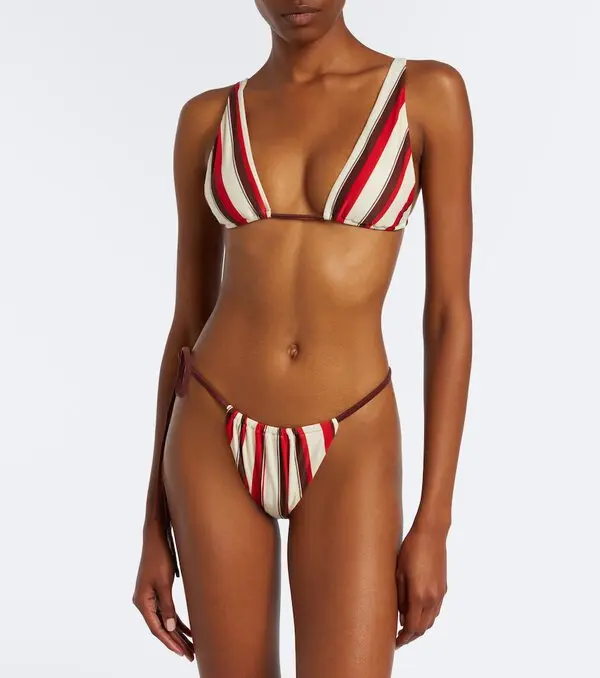 SIR. Alva Striped Bikini Bottoms