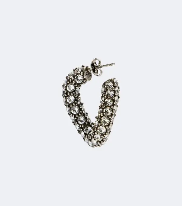 Isabel Marant Étoile Crystal-embellished Hoop Earrings