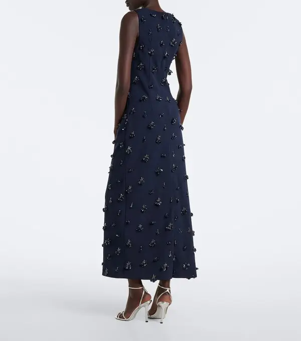 Simkhai Claudia Embellished Gown - Blue