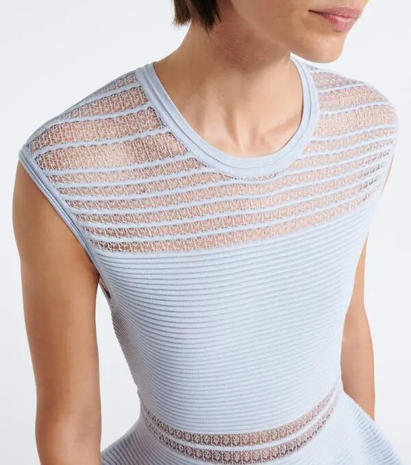 Simkhai Esri Knit Minidress - Blue