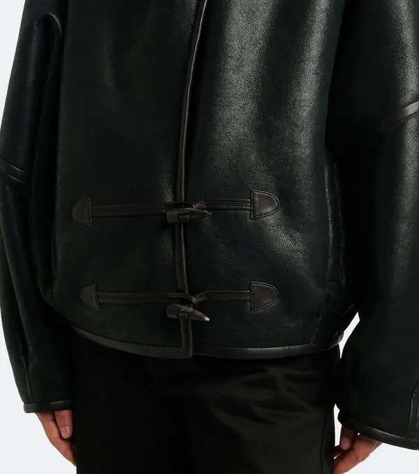 Isabel Marant Étoile Amiel Hooded Leather Jacket