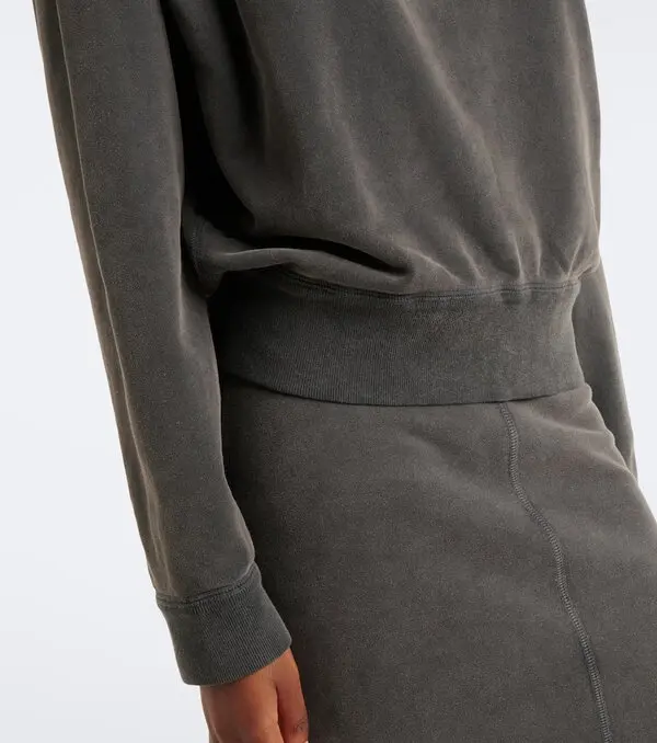 MARANT ETOILE Soldy Cotton Jersey Sweatshirt - Grey