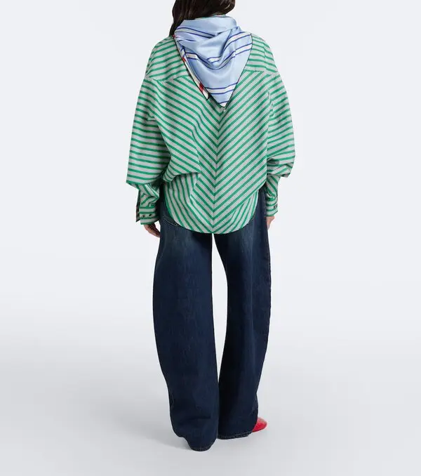 Loewe Faded Barrel-leg Jeans