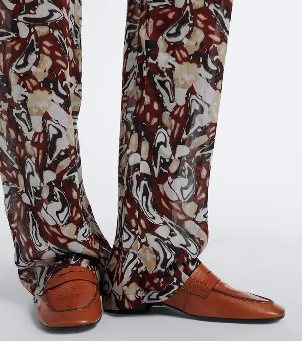 Dries Van Noten Leather Penny Loafers