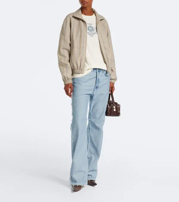Acne Studios Distressed Straight-leg Jeans
