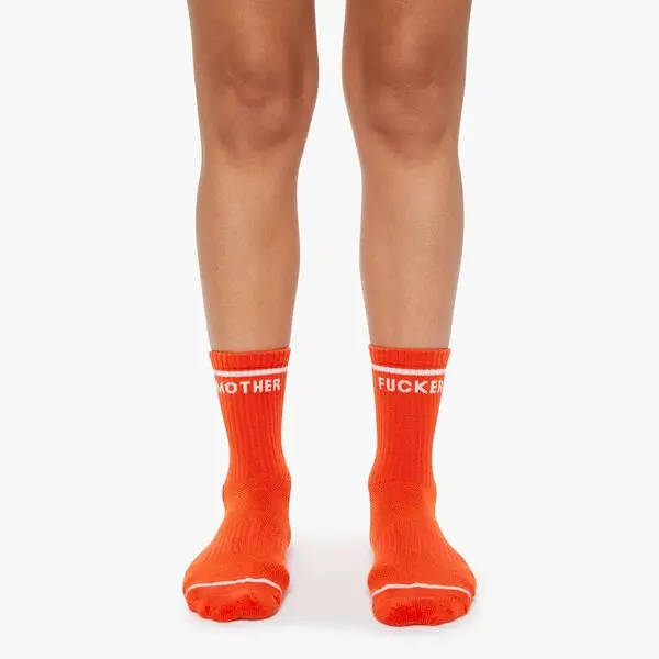 MOTHER Baby Steps Crew Socks - White