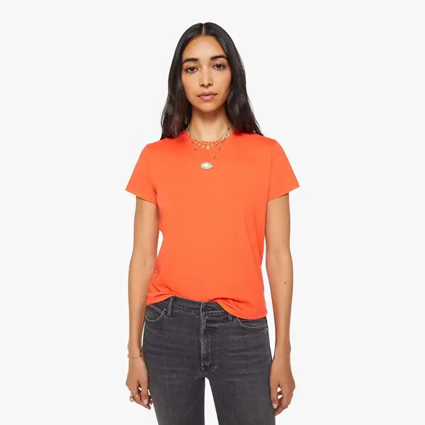 MOTHER The Lil Goodie Mandarin T-shirt - Red