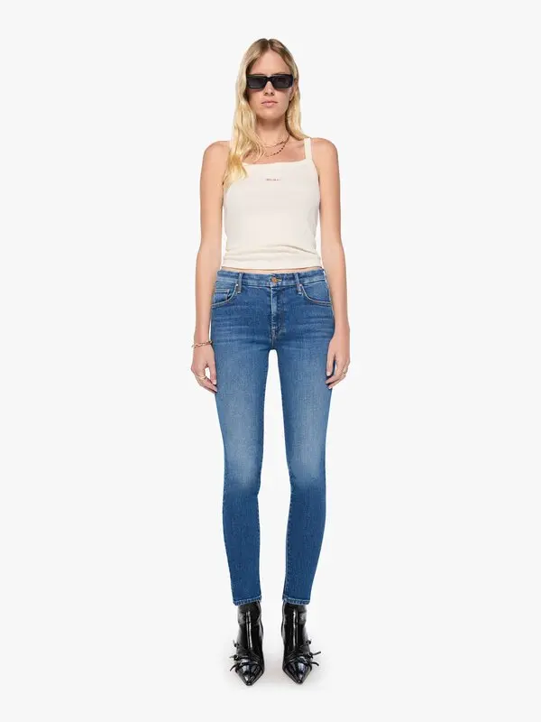 MOTHER The Looker Spare Me Drama Jeans - Blue