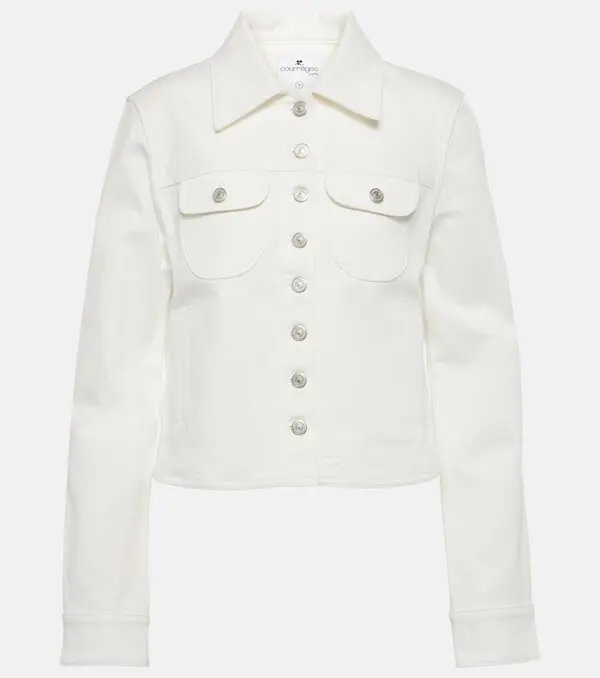COURREGES Cotton Denim Jacket
