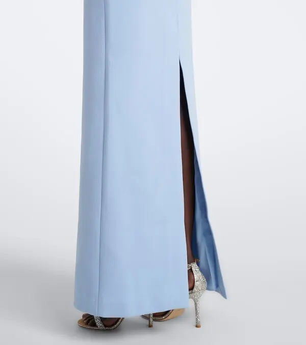 Rebecca Vallance Embellished Crepe Gown