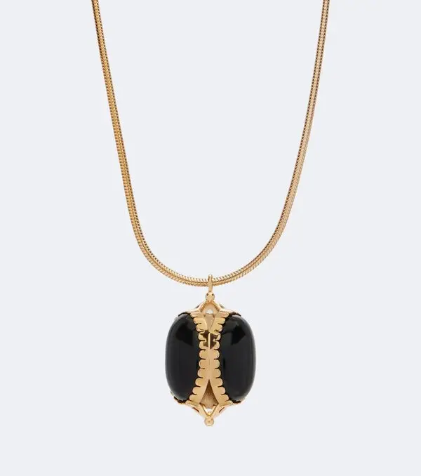 Isabel Marant Étoile Pendant Necklace With Natural Stone