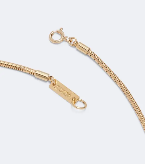 Isabel Marant Étoile Pendant Necklace With Natural Stone