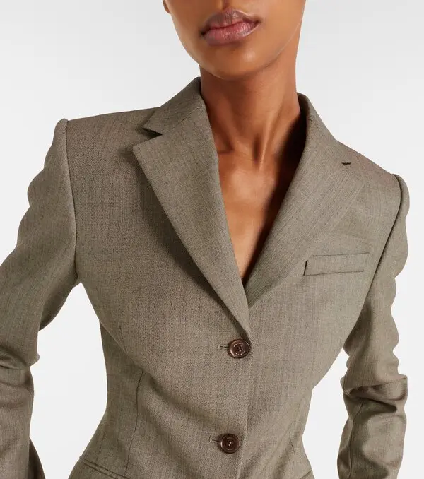 Alexander McQueen Cropped Blazer