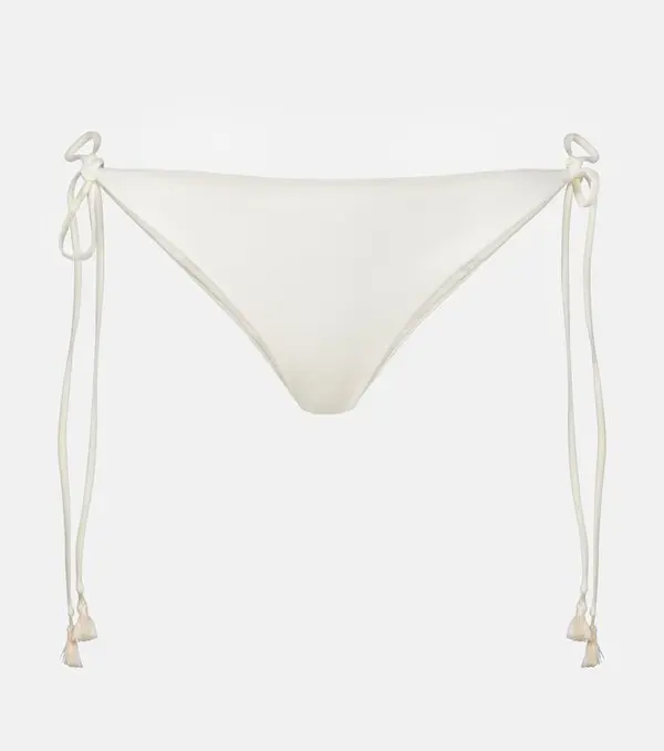 Johanna Ortiz Low-rise Bikini Bottoms - White
