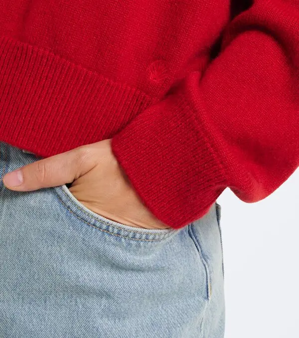 Loulou De Saison Oversized Cashmere Sweater - Red