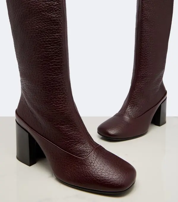 Dries Van Noten Leather Over-the-knee Boots