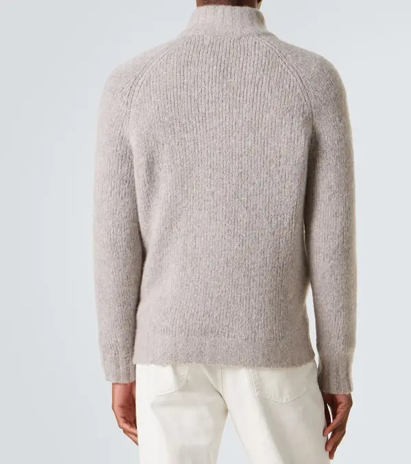 Brunello Cucinelli Cashmere And Silk Zip-up Cardigan