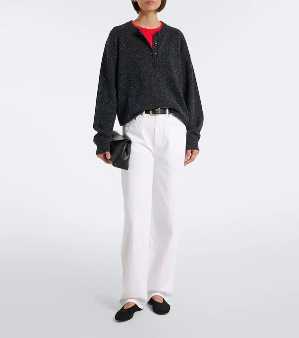 Loulou De Saison Samur Straight Jeans - White